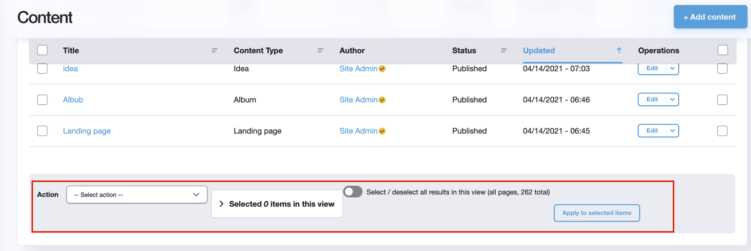 UI - Elements in bulk form section is not properly vertically aligned [#3213991] | Drupal.org